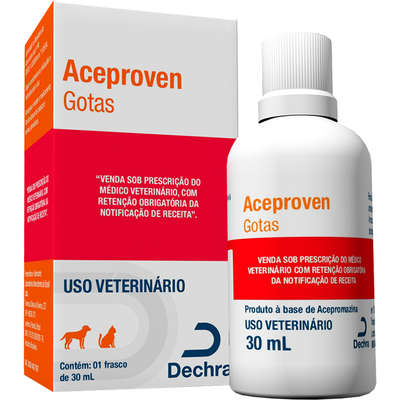 Sedativo Dechra Aceproven em Gotas para Cães e Gatos | Petlove