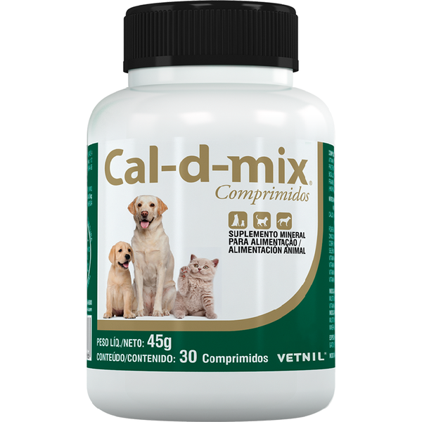 Suplemento Vetnil Cal-D-Mix para Cães e Gatos | Petlove