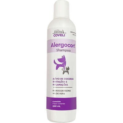 Shampoo Antialérgico Coveli Alergocort para Cães e Gatos | Petlove